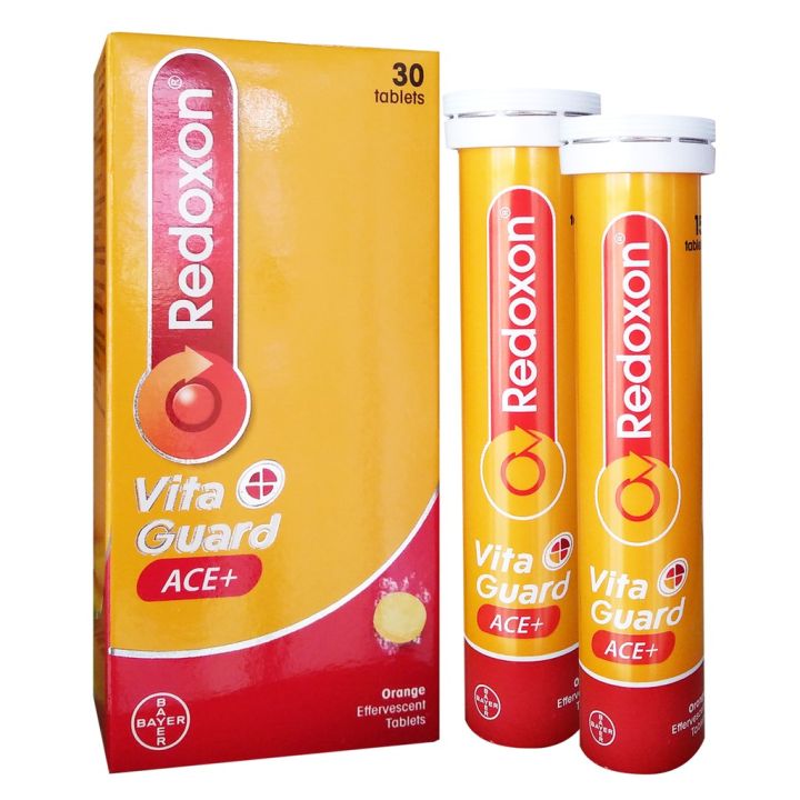 Redoxon Vita Guard Effervescent Orange ,blackcurrant Tablets (30's ...