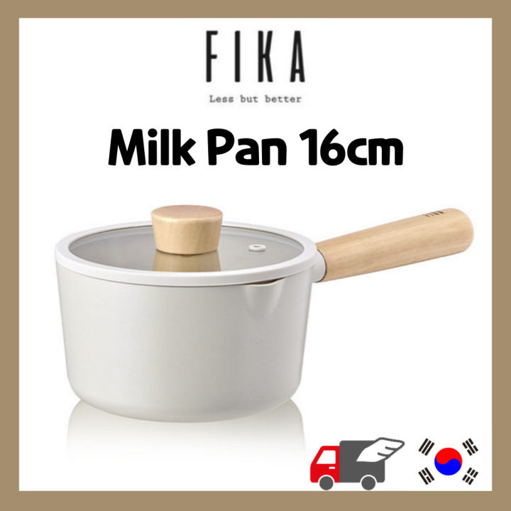 Neoflam Fika Susu Pan 16Cm dengan Tudung Kaca/untuk Ih Induksi Gas ...