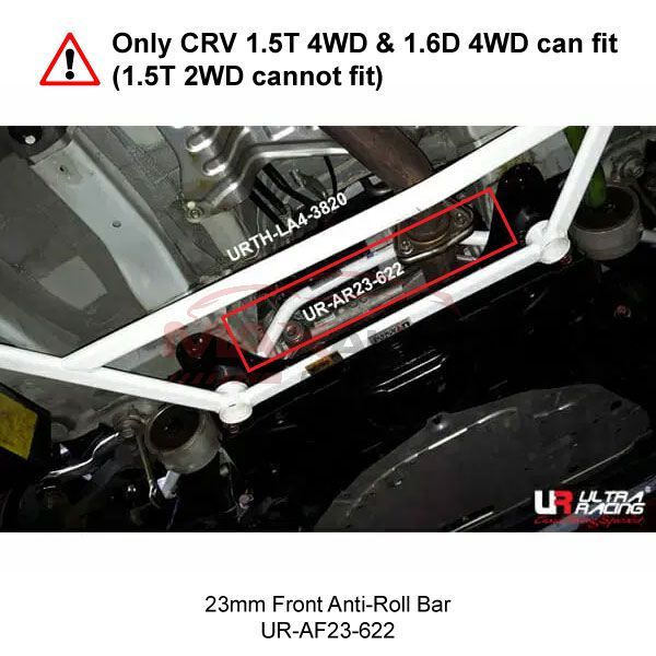 HONDA CRV CR-V 1.5T/1.6D (2WD/4WD) 2017 - 2021 ULTRA RACING Stabilize Racing Front Rear Strut ...