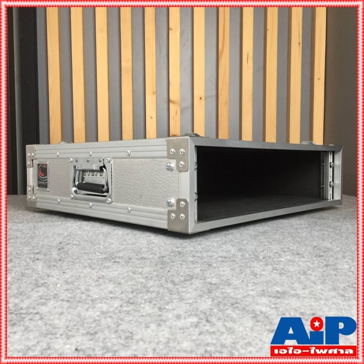 COMPACT EM-2 RACK สีเงิน เปลือยหน้า-หลัง (ไม่มีฝาปิด) ลึก19นิ้ว คอมแพ็ค ...