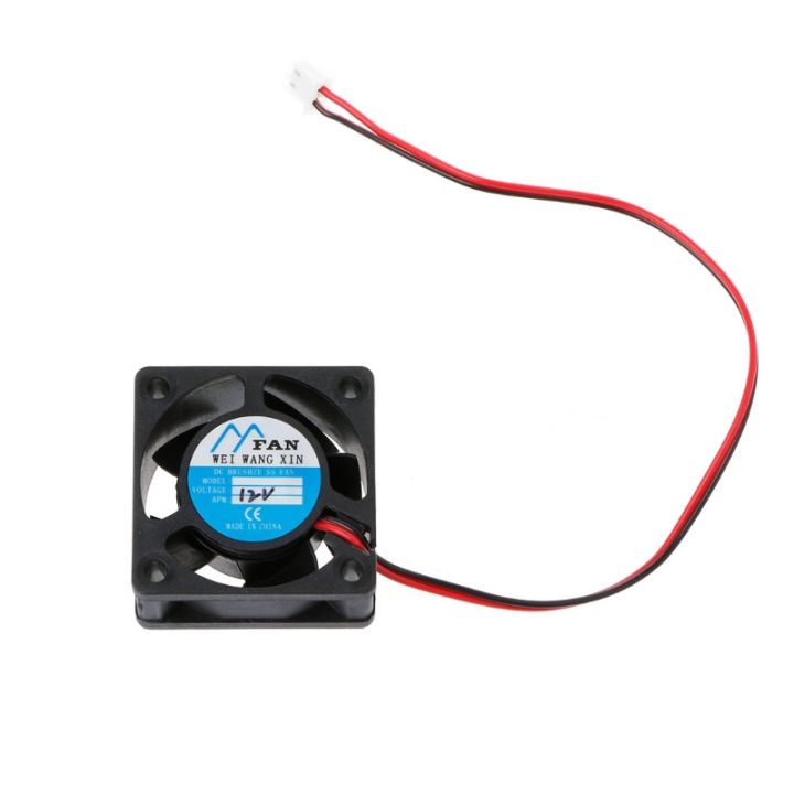 【ES】40mm×40mm×20mm DC 12V 2-Pin 5 Blade Cooler Brushless Mini Cooling ...