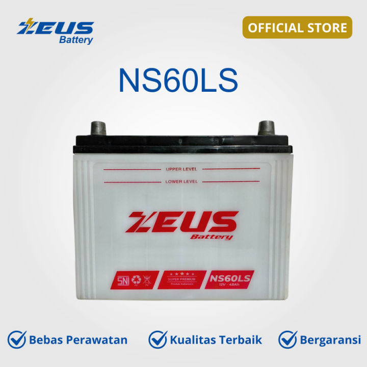Aki Mobil Toyota Vios Limo NS60LS (46B24LS) Zeus Battery Super Power Aki Basah | Lazada Indonesia