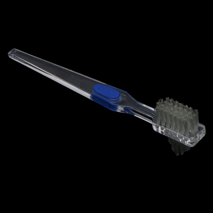 KLKLJYFI Denture Cleaning Brush Oral Care Double Sided Toothbrush ...