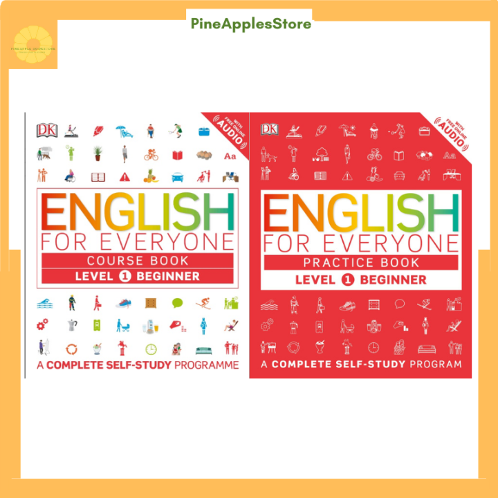 Sách English For Everyone Level 1 Beginner Practice book&Course book | Lazada.vn