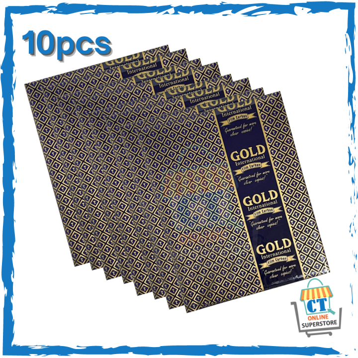 Gold International Film Carbon Paper Short (Pack of 10pcs) | Lazada PH