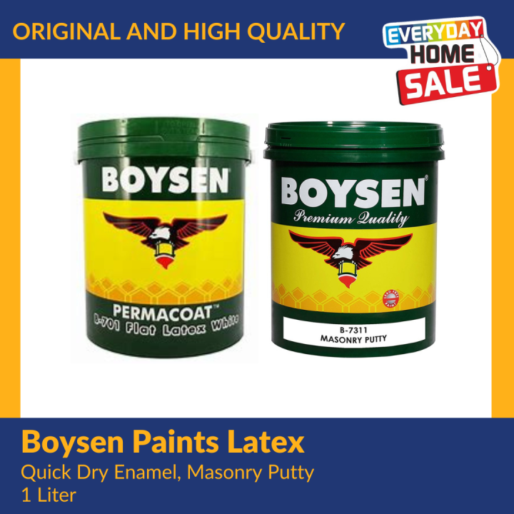 Boysen Paints Latex (Quick Dry Enamel, Masonry Putty) | Lazada PH