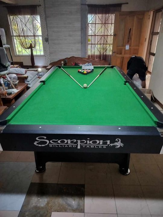 5x9ft mdf Scorpion Billiard Table with complete accesories/lamesa ng ...