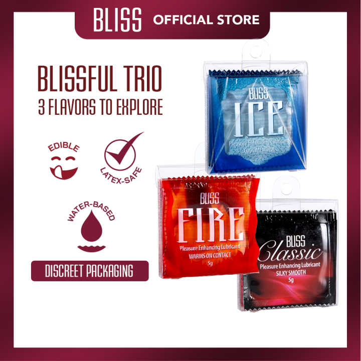 Blissful Trio (Ice + Fire + Classic Lubricants) | Lazada PH
