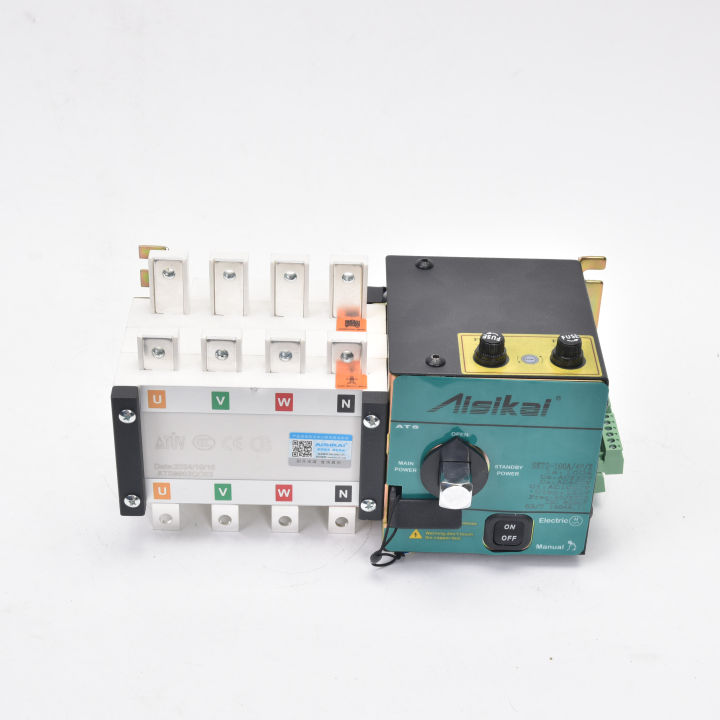 Aisikai 100A 125A 160A 250A 300A 400A 630A 800A 1000A 4P ATS Dual Power ...
