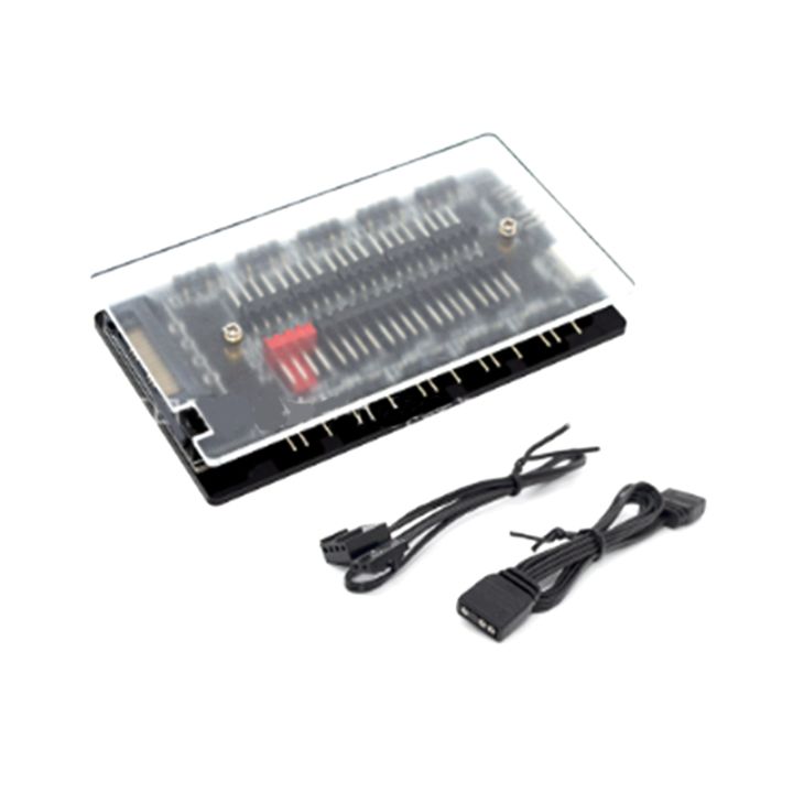 Motherboard Fan Hub RGB Fan Hub 10 Ports PWM Addressable RGB Fan ...