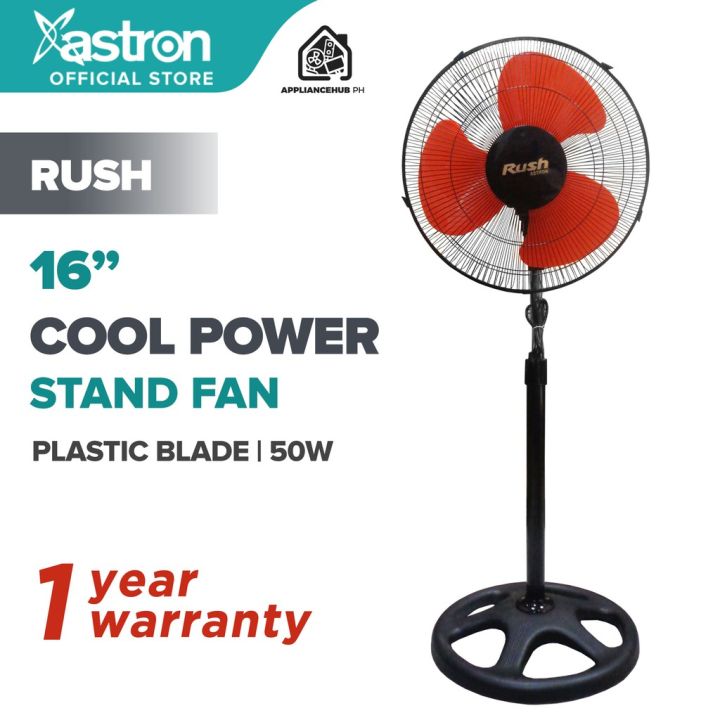 Astron Rush Stand Fan 16inches" | Electric Fan | 50W | Lazada PH