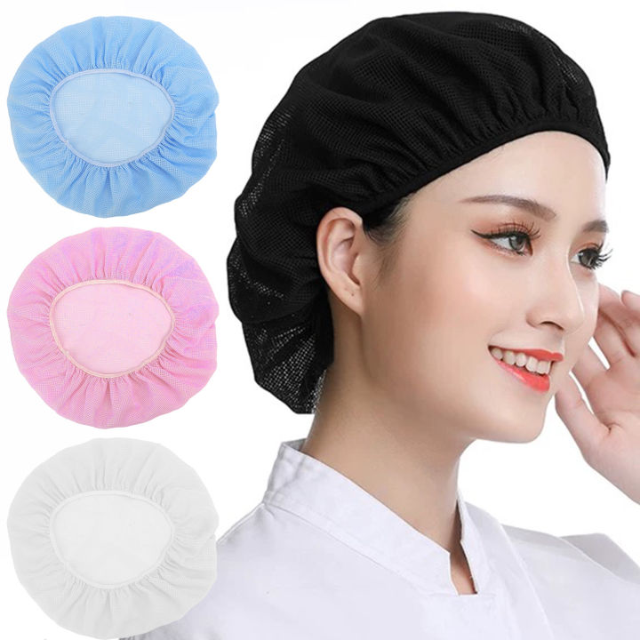 Chef Hat Sanitary Breathable Mesh Work Hat Cook Accessories Work Wear ...