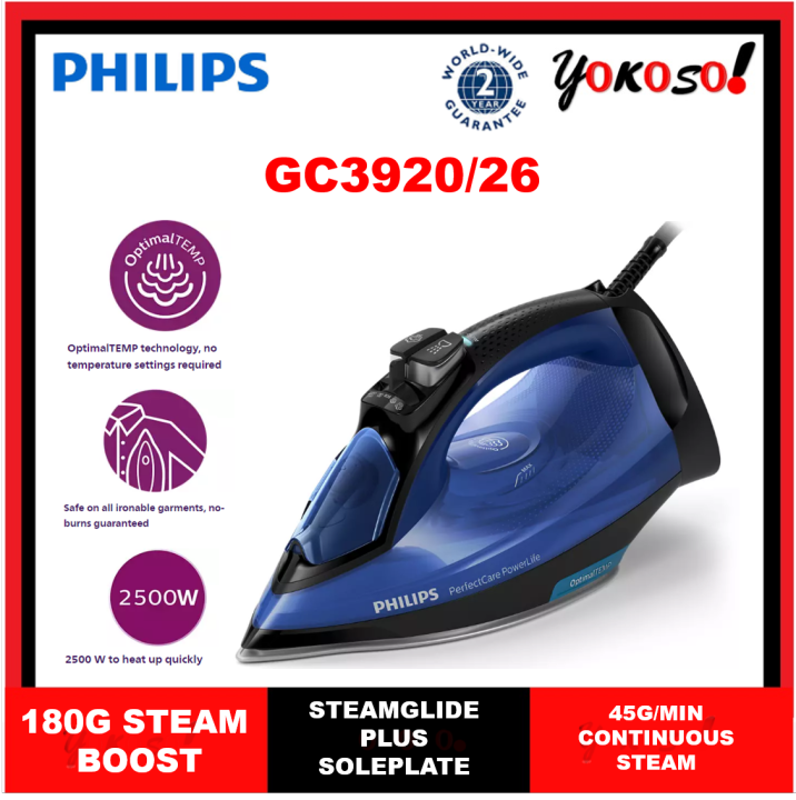 Philips GC3920 PerfectCare Steam Iron | Lazada