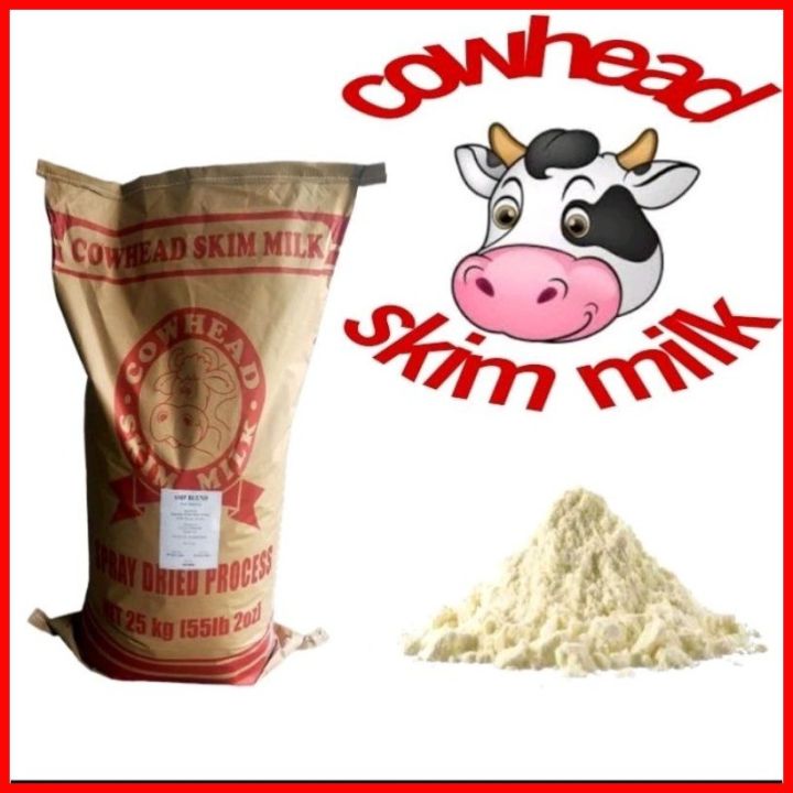 skimmed milk powder ( skim milk ) 1kg for sale. cowhead brand | Lazada PH