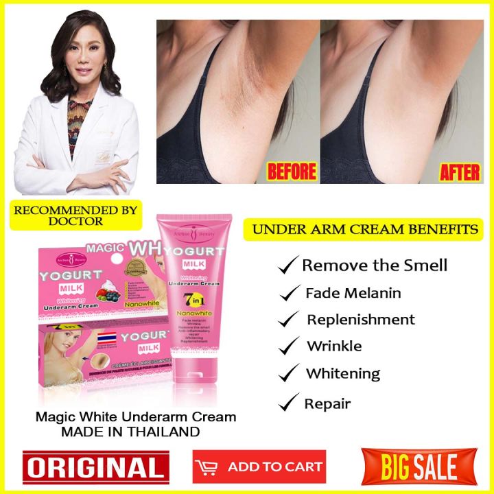 Super Effective in 5 Days Pampaputi ng Kili-Kili Made in Thailand Anti Body Odor Whitening Cream ...