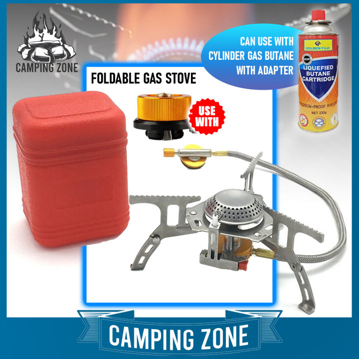 Outdoor Portable Gas Stove Foldable Stove Windproof Camping Gas Stove ...