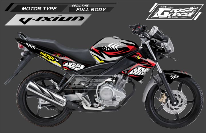 Decal Stiker Vixion Old 2010 - 2014 Fullbody Decal Sticker Vixion Old ...