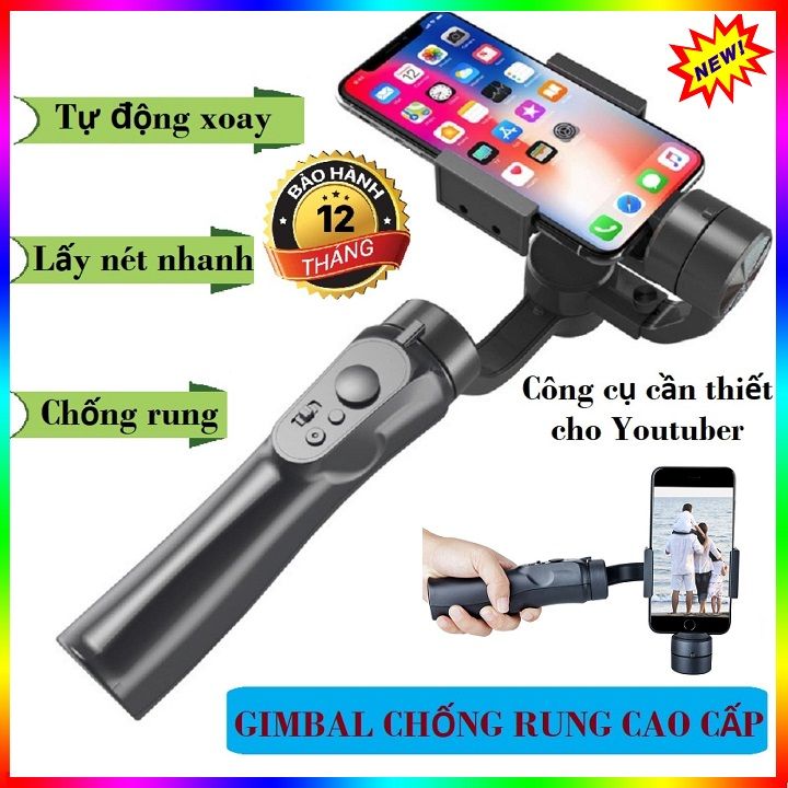 Gimbal chống rung điện thoại 3-AXIS F6 thông minh, Gậy chống rung quay phim - chụp ảnh bằng điện ...