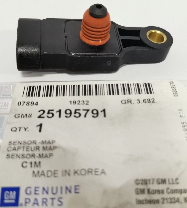 GM MAP Sensor for Chevrolet Aveo 1.2L / Chevrolet Spark 2010-2015 PN ...