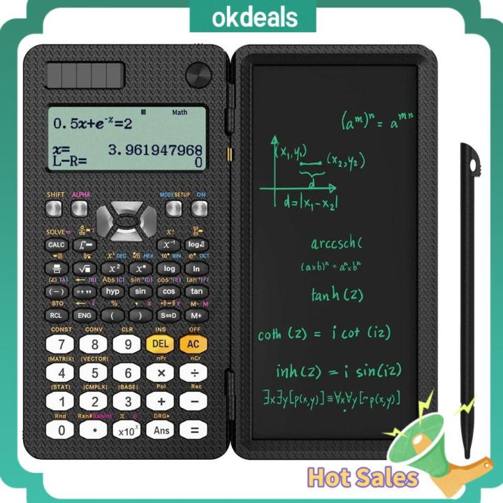 Solar Foldable Scientific Calculators with 498 Functions Large Display ...