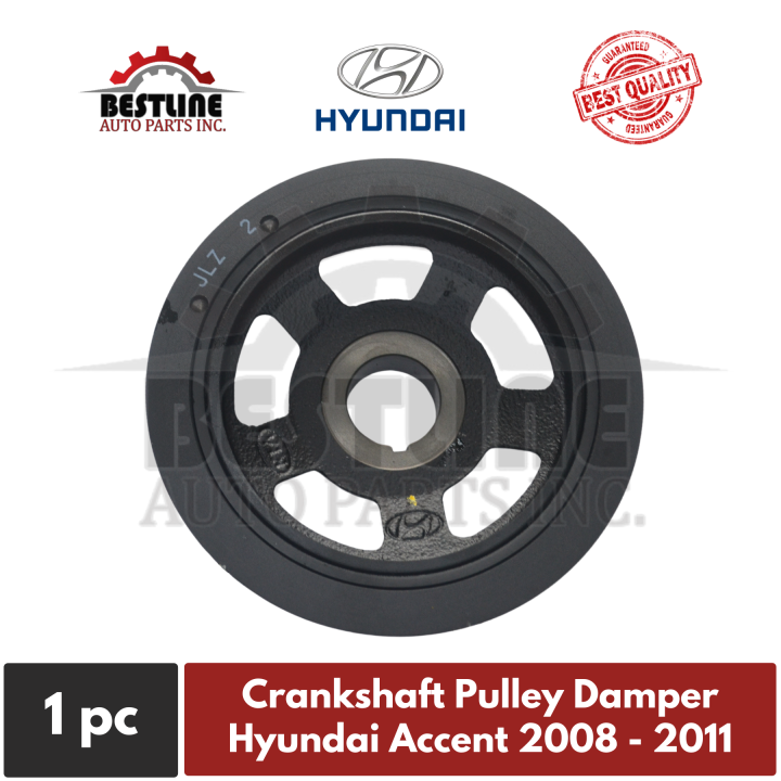 Crankshaft Pulley Damper for Hyundai Accent 2008 - 2011 Genuine Parts ...