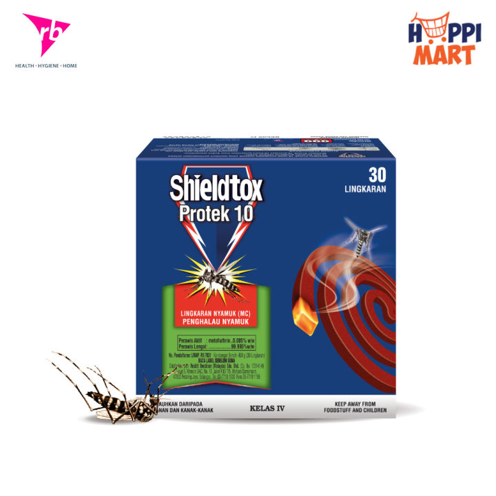 Shieldtox 10 hours Protek Mosquito Coil - 30pcs | Lazada