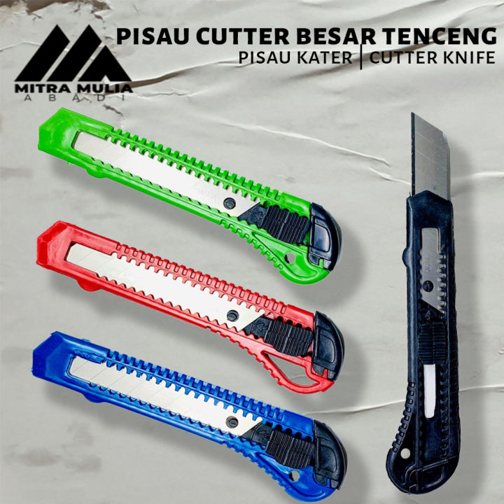 Pisau Cutter Besar Renceng l Pisau Kater l Cutter Knife | Lazada Indonesia