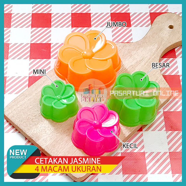 PUDING JASMINE 4 UKURAN / Rege Jasmine / Plastik Agar Agar Jelly ...