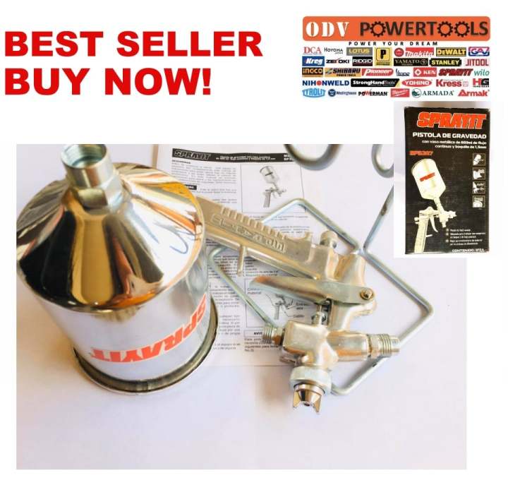 SPRAYIT GRAVITY TYPE SPRAY GUN SP3207 ~ ODV POWERTOOLS | Lazada PH