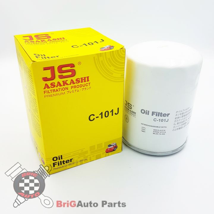 Oil Filter for Toyota Revo 2L, Hilux 2L,3L Hiace 2L,3L (1999-2004) JS C ...