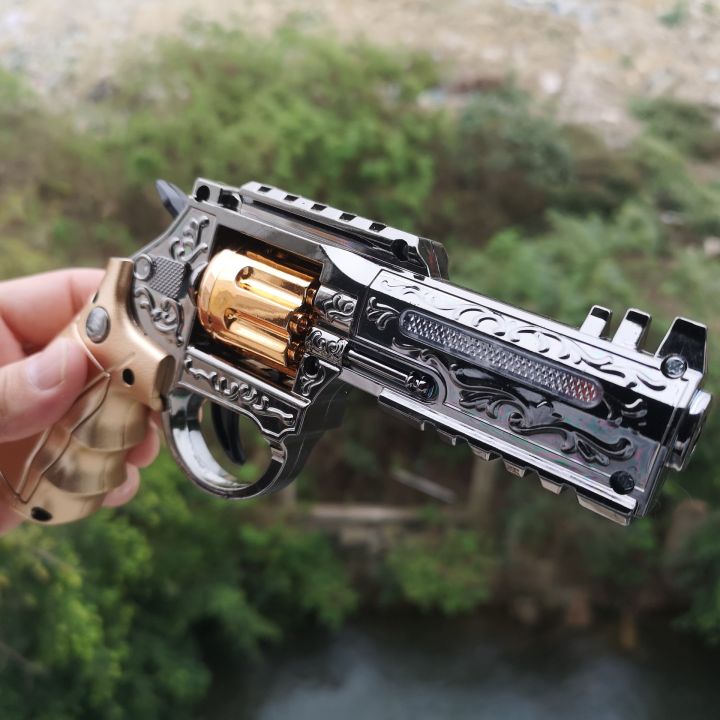 Children's electric acousto-optic toy gun light music revolver ...