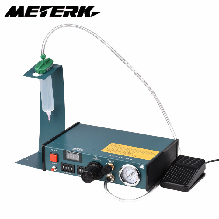 Meterk 983A 220V Automatic Glue Dispenser Machine Professional Precise ...