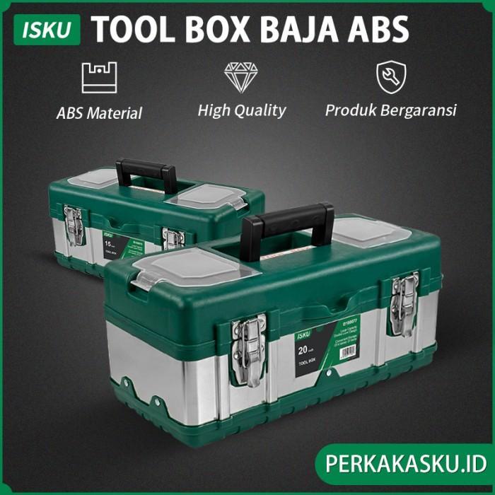 ISKU TOOL BOX BESI BAJA KOTAK PERKAKAS BESI BAJA TOOLBOX STAINLESS ABS ...