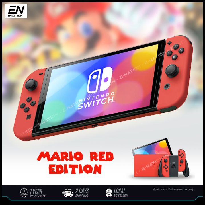 Nintendo Switch OLED Model Console Mario Red Edition | Neon | White 1 ...