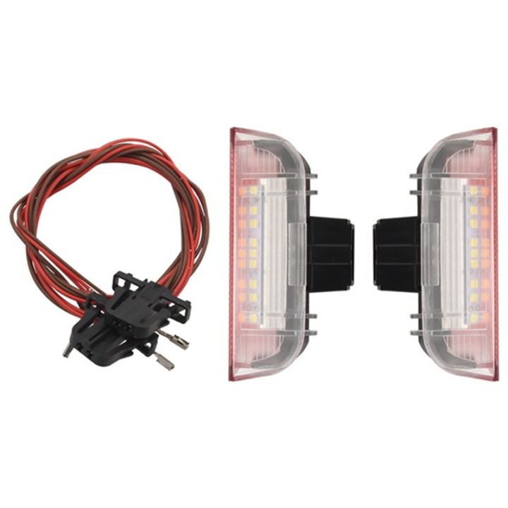 LED Door Warning Light Interior LAMP LIGHTS++Cable WIRE for Golf MK5 ...