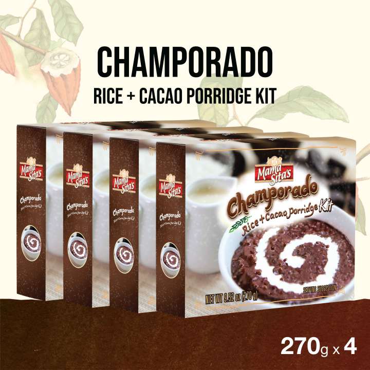 Mama Sita's Champorado (Rice + Cacao Porridge) Kit 270 g x 4 | Lazada PH