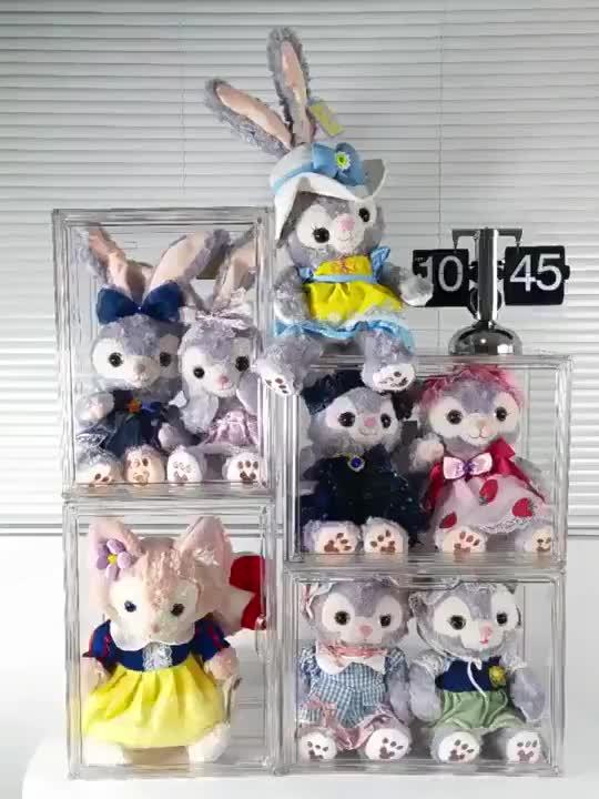 Acrylic Display Case es Transparent Display Labubu Display Doll Storage ...