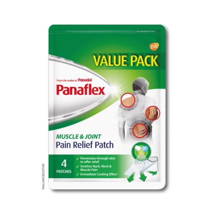 PANAFLEX Pain Relief Patch for Muscle & Joint Pain 4S | Lazada