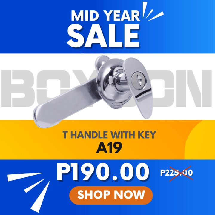 EURA A19 T Handle With Key ( Door Lock Industrial Electrical Cabinet ...