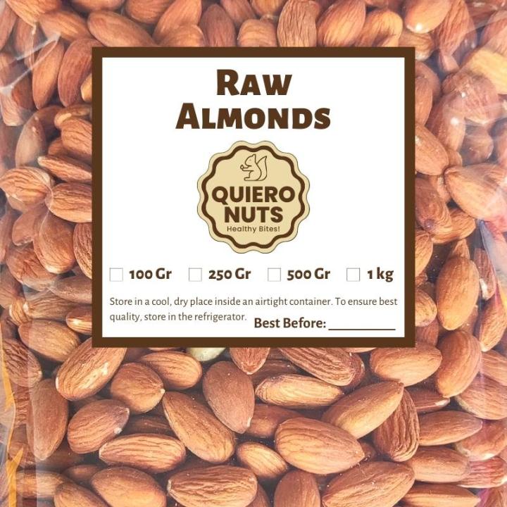 Raw Almonds (USA) 100g, 250g, 500g, 1kg | Lazada PH