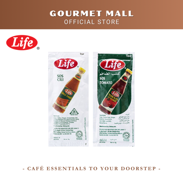 10g Life Chili Tomato Sauce Sachet Sos Chili Tomato Sachet MCD Mcdonald ...