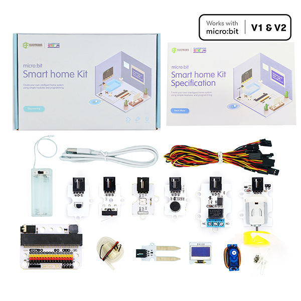 Micro:bit Smart Home Kit ElecFreaks ชุดการเรียนรู้โครงงานบ้านอัฉริยะ ...