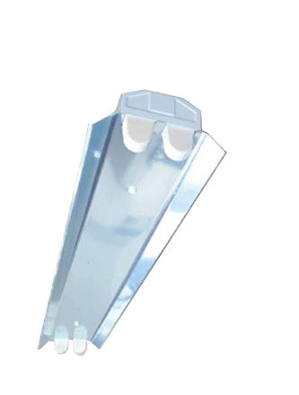 โคมสะท้อนแสง หลอดคู่ 2x36w มีปีกสะท้อน แบบ 2หลอด Factory Lamp 2x36 โคม ...