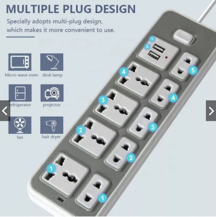 MultiFunction Socket High-power Multi-switch Socket | Lazada PH