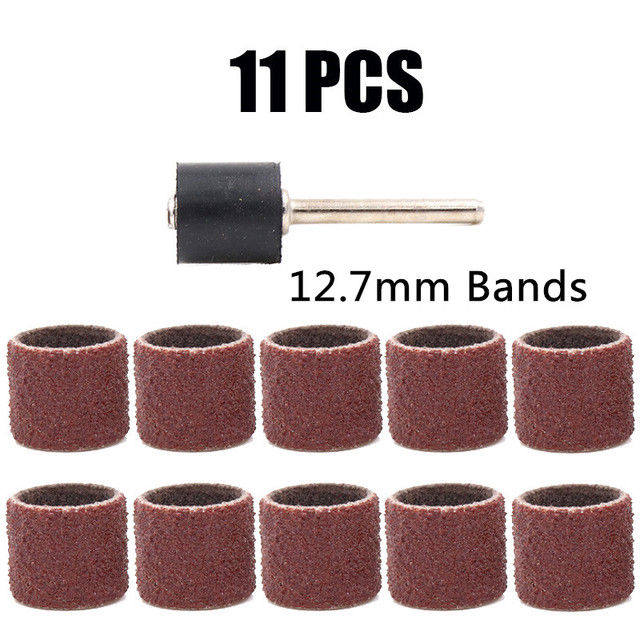 102pcs/set 80grit Sanding Drums Kit Sanding Band 1/2 1/4 Inch Sand ...