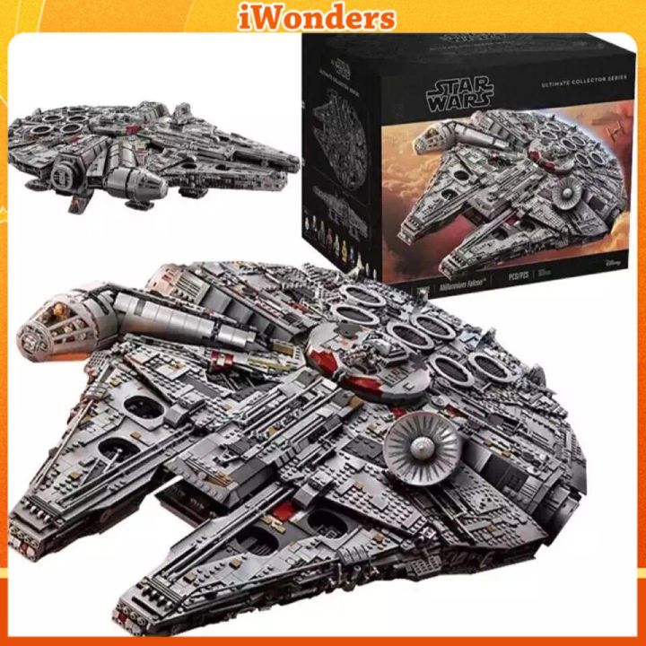 MOC Star Wars Series Millennium Falcon Building Blocks Model (7540+/PCS ...