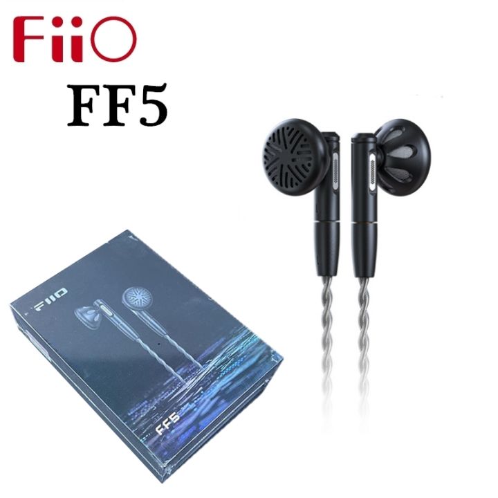 FiiO FF5 Carbon-based Dynamic Driver Earbuds Alumium Shell with 3.5mm/4.4mm MMCX Cable | Lazada PH