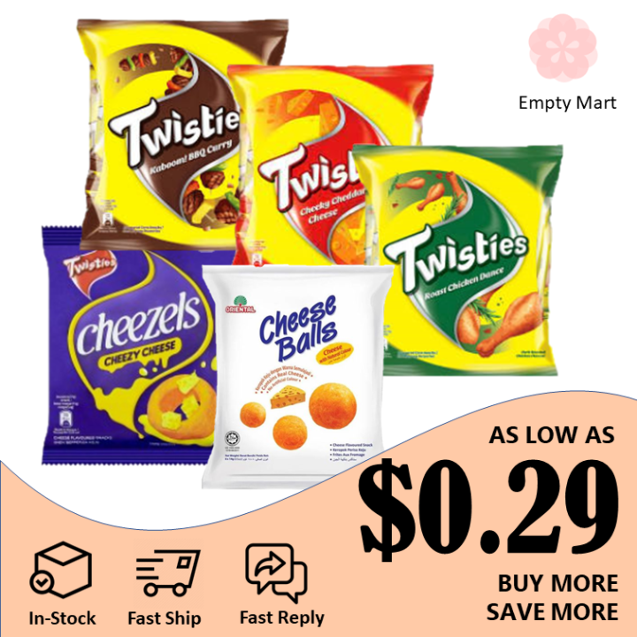Cheezels Cheezy Cheese Twisties BBQ Cheese Chicken Cheese Balls Tam Tam ...