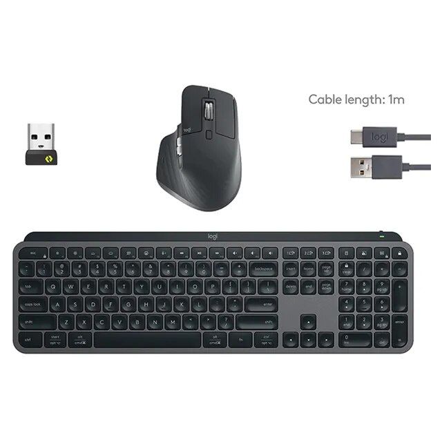 Logitech MX Keys Wireless Keyboard and Master 3S Mouse Performance ...
