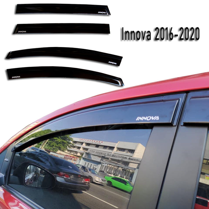Toyota Innova 2016 2021 Rain Guard Window Visor Door Sun Protection Black OEM Lazada Lazada PH